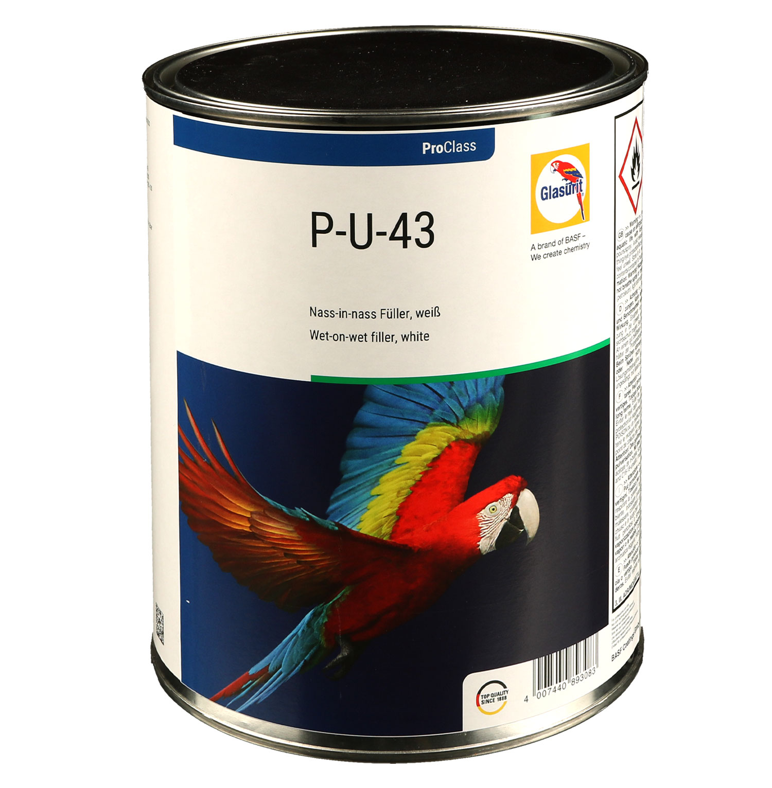 Glasurit ProClass Nass-in-nass Füller P-U-43 weiß